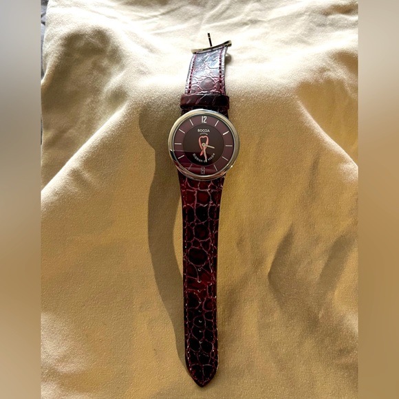 Boccia | Accessories | Boccia Titanium Ribbon Of Hope Watch | Poshmark